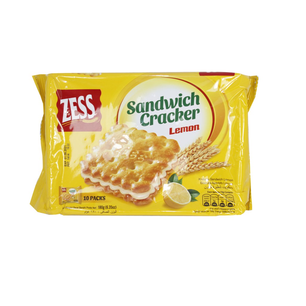 Zess Sandwich Lemon 180gr | Shopee Malaysia