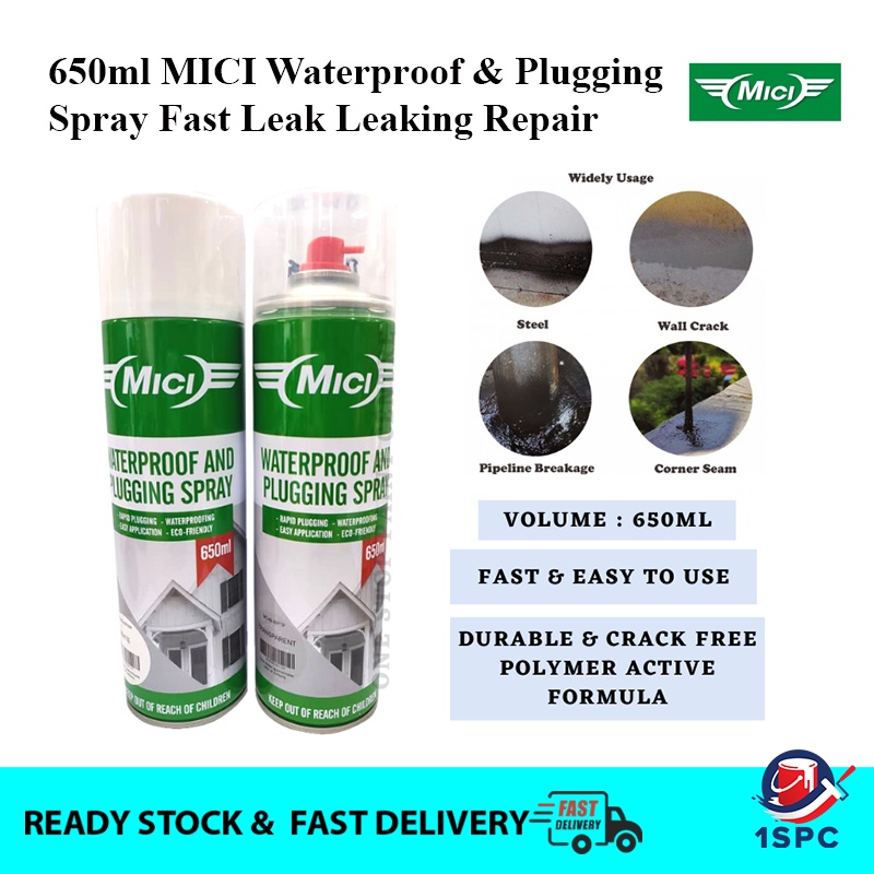 650ml MICI Waterproof & Plugging Spray Fast Leak Leaking Repair Multi ...