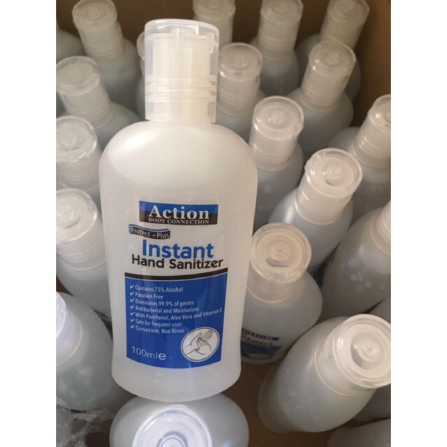 (Ready stock) Action Instant Hand Sanitizer 75% alkohol 100ML | Shopee ...