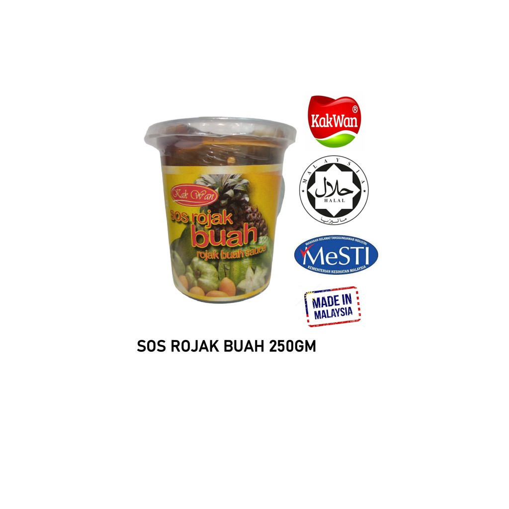 SOS ROJAK BUAH KAK WAN 250GM | Shopee Malaysia