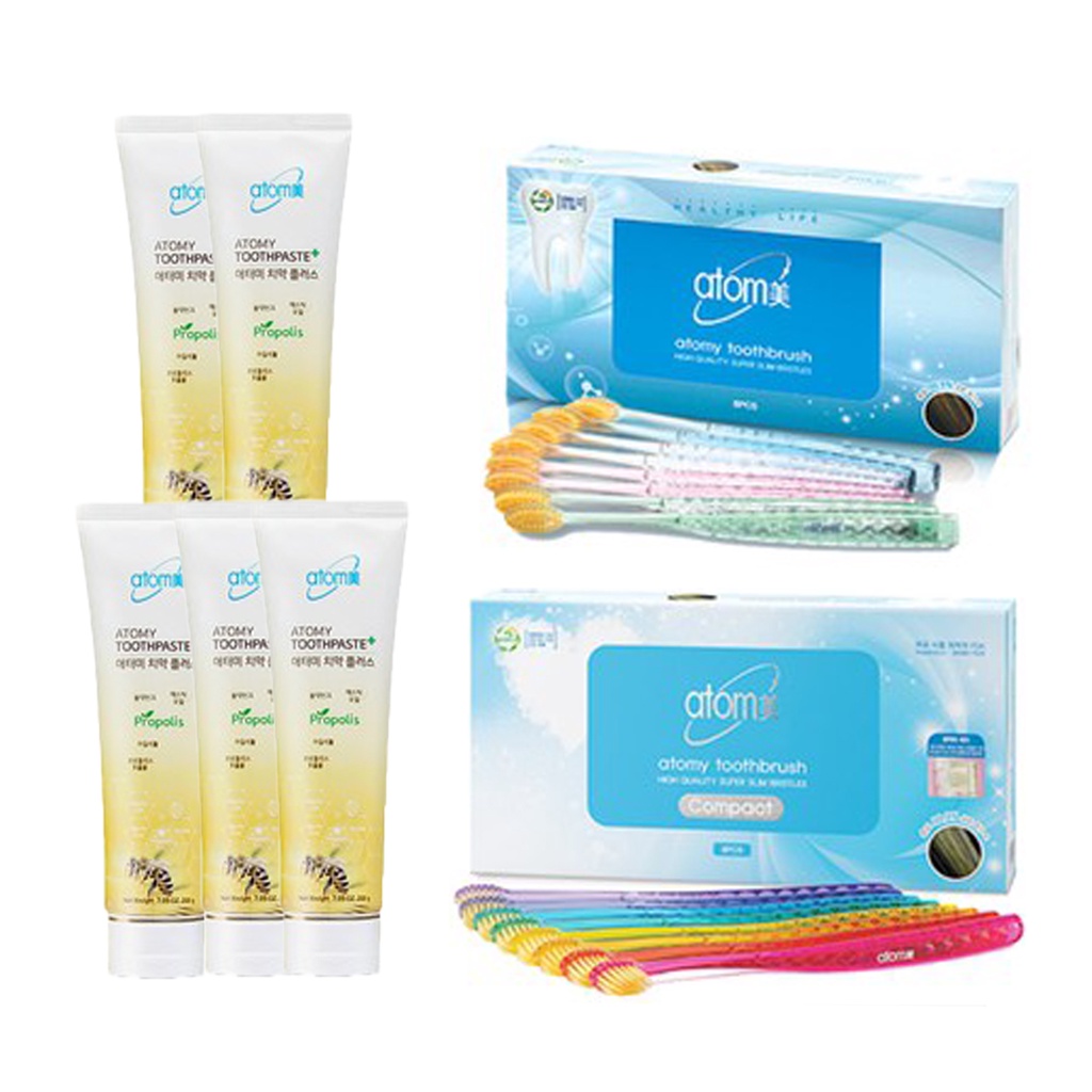atomy toothbrush, propolis toothpaste | Shopee Malaysia