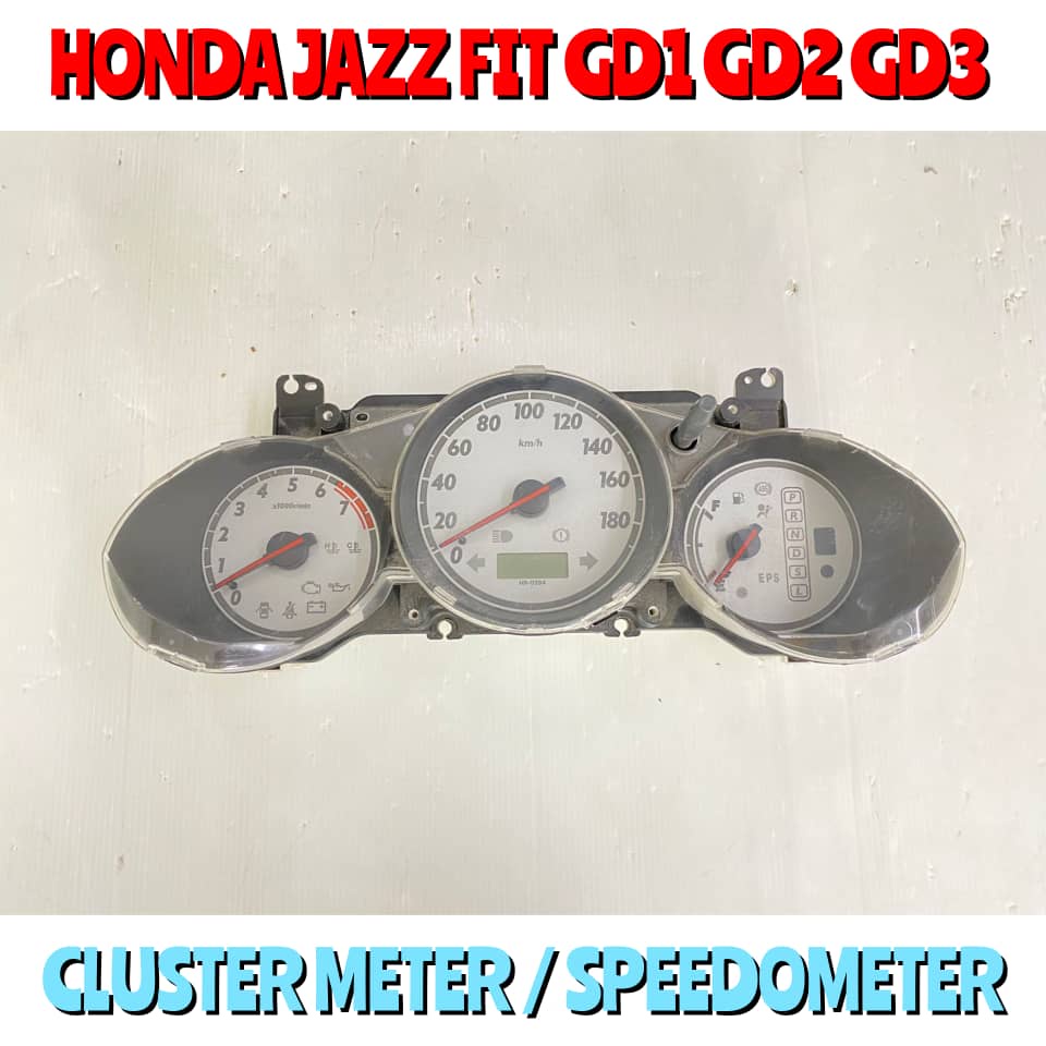 Honda Fit Jazz GD1 GD2 GD3 Cluster Meter ( Auto ) / Speedometer / Car ...