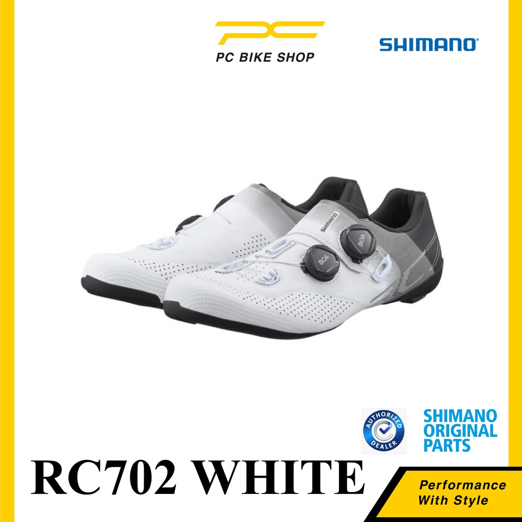 Shimano RC7 RC702 Wide Cycling Road Shoes (White) | Shopee Malaysia