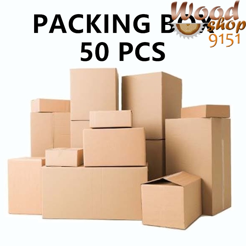 Craft Paper Carton Box Packaging Box Packing Box Paper Boxes Kotak ...
