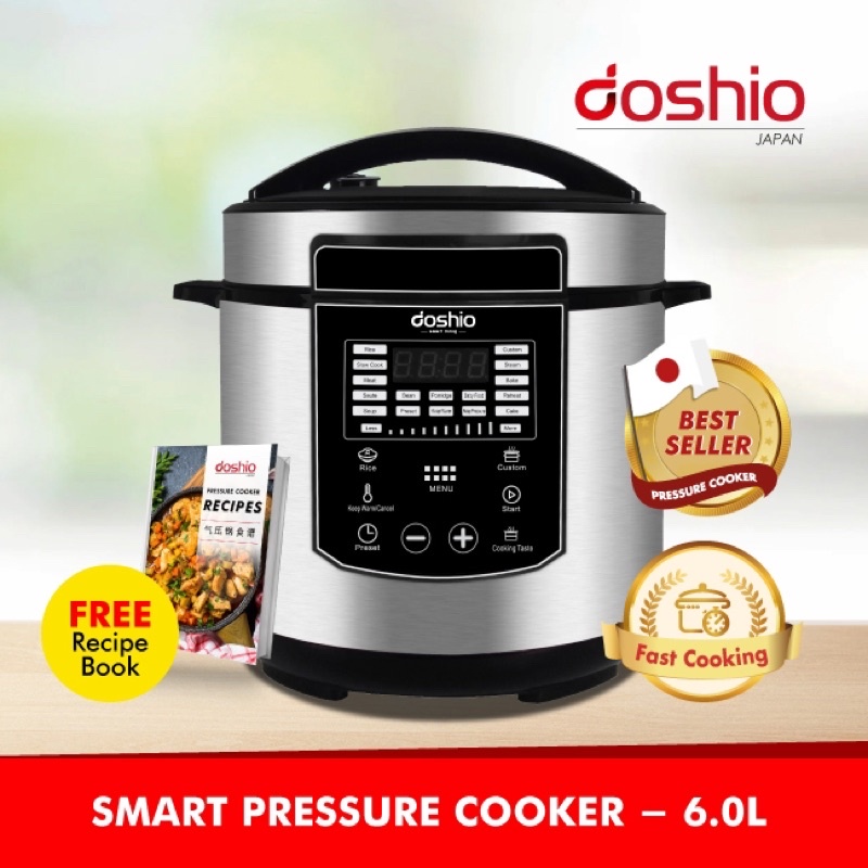 Doshio Smart Pressure Cooker 6L | Shopee Malaysia