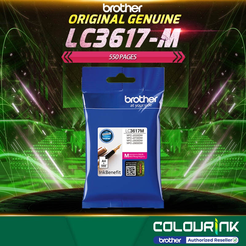 Brother Original Genuine LC3617 Magenta Ink for MFC-J2330DW MFC-J2730DW ...