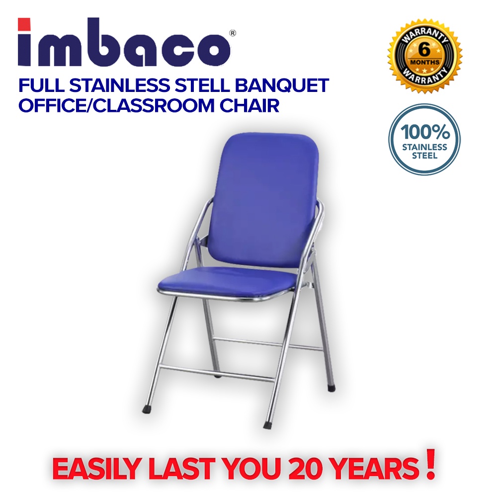 Imbaco Full Stainless Steel Banquet/Office/Classroom Chair (GX-25 ...