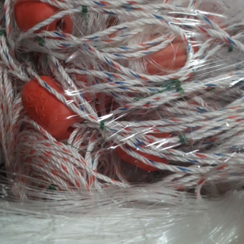 COMPLETE SET Gill Net 0.35mm x 4 1/2 inch. Pukat Jaring Ketam/Ikan 4.5 ...