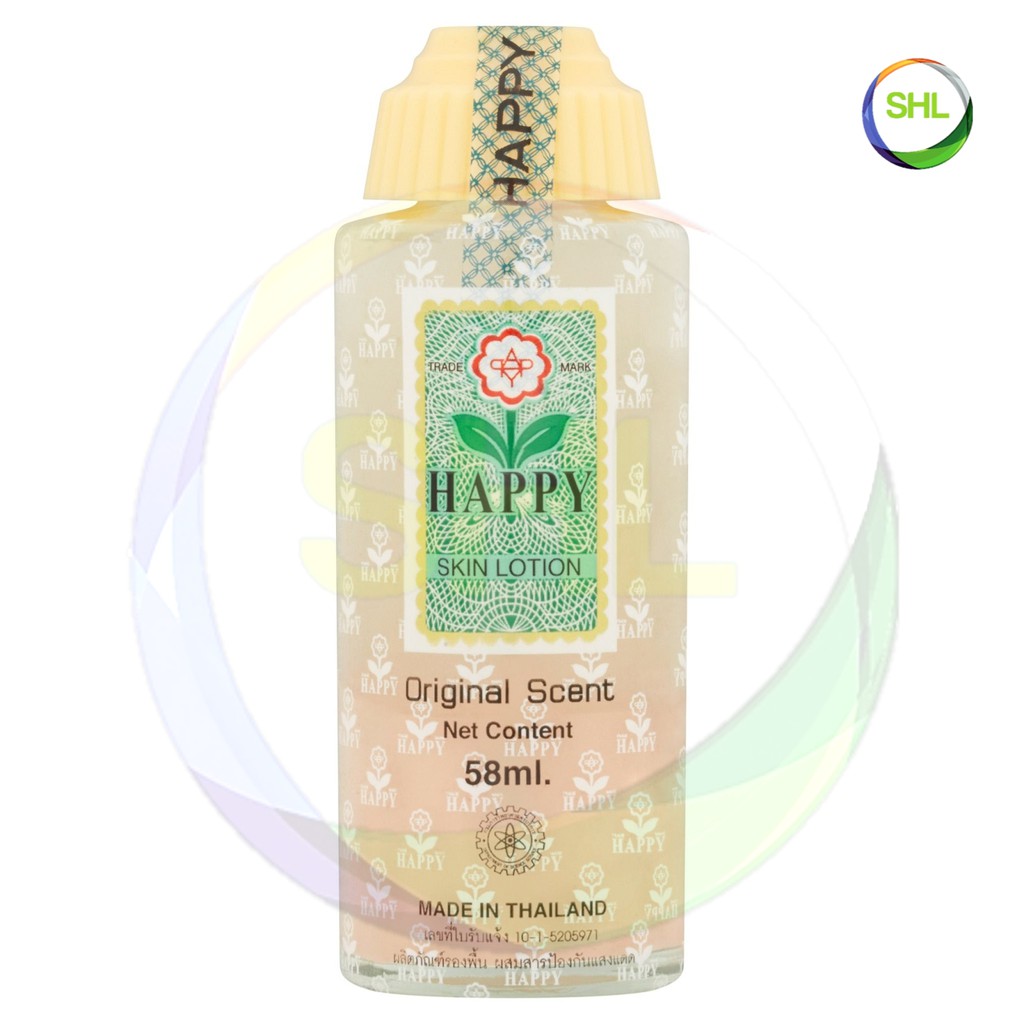 Happy Skin Lotion Original Scent Water Base 58ml / Bedak Sejuk Air ...