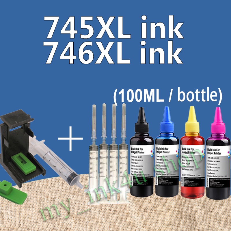 Canon 745 746 ink PG 745XL CL 746XL PG745XL CL746XL refilable ink for ...