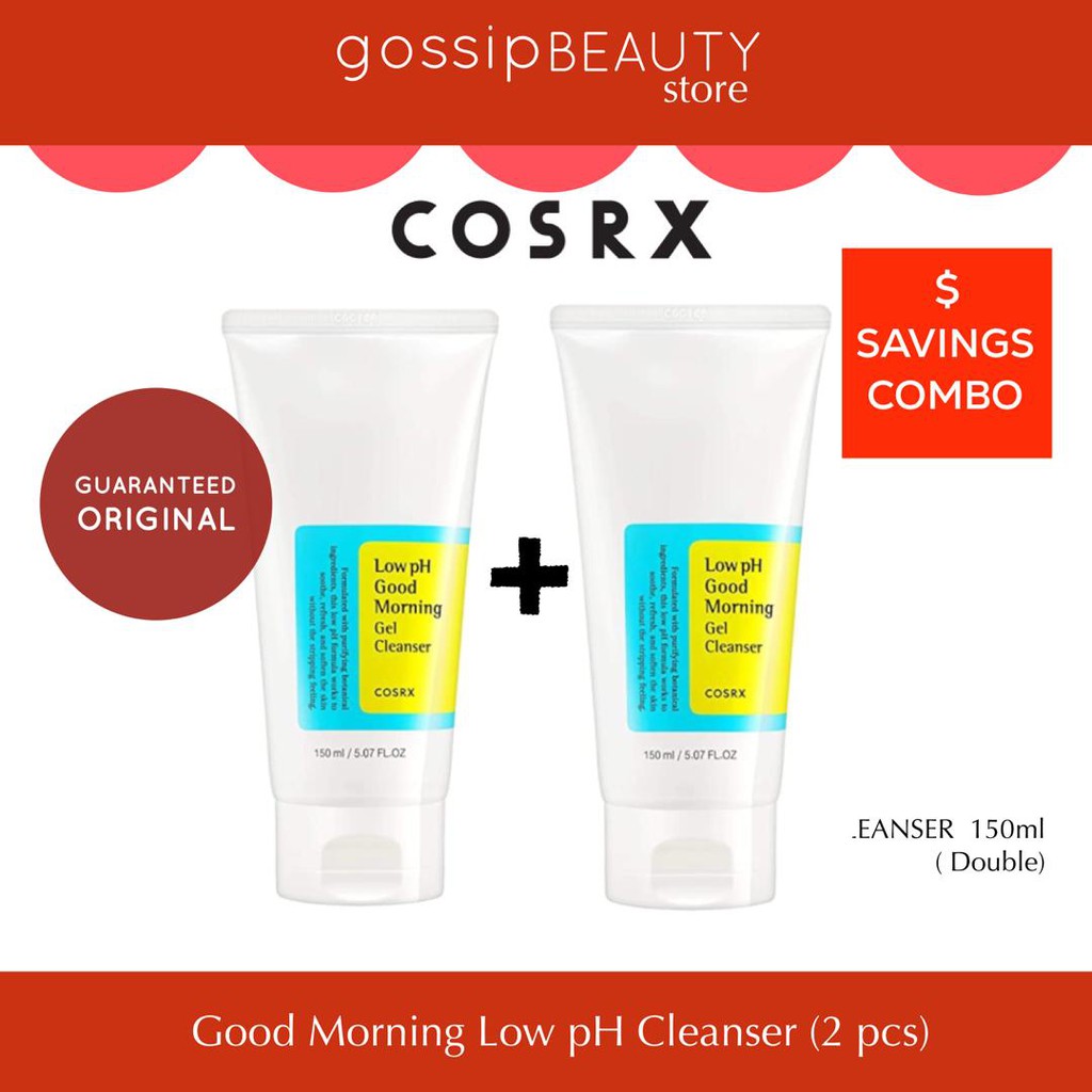 COSRX COMBO Set - COSRX Low pH Good Morning Gentle Cleanser | Shopee ...