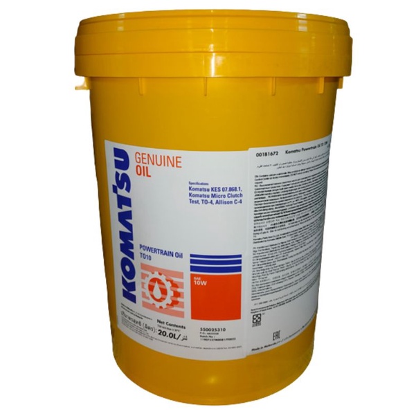 Komatsu Genuine Oil TO10 - 20L | Shopee Malaysia