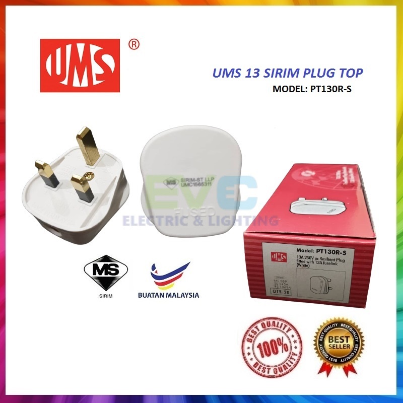 UMS 13A Sirim Plug Top ( PT130R-S ) | Shopee Malaysia