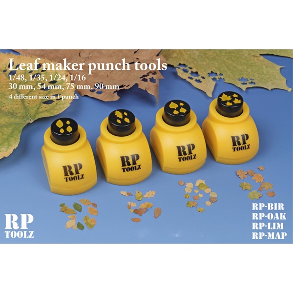 RP Toolz Diorama Premium Leaf Maker Leaf Puncher for 1:16, 1:35, and 1: ...