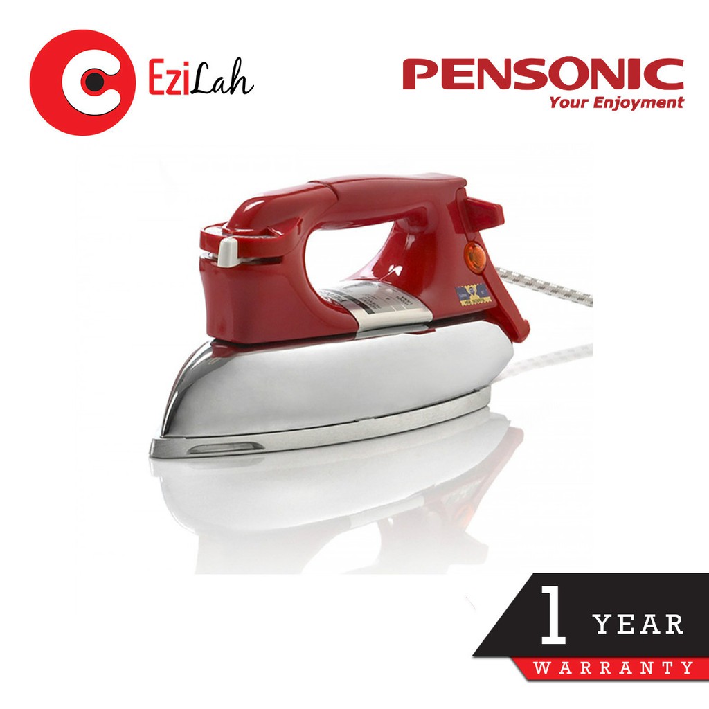 Pensonic Dry Iron - Red (1200W) PI-500 | Shopee Malaysia