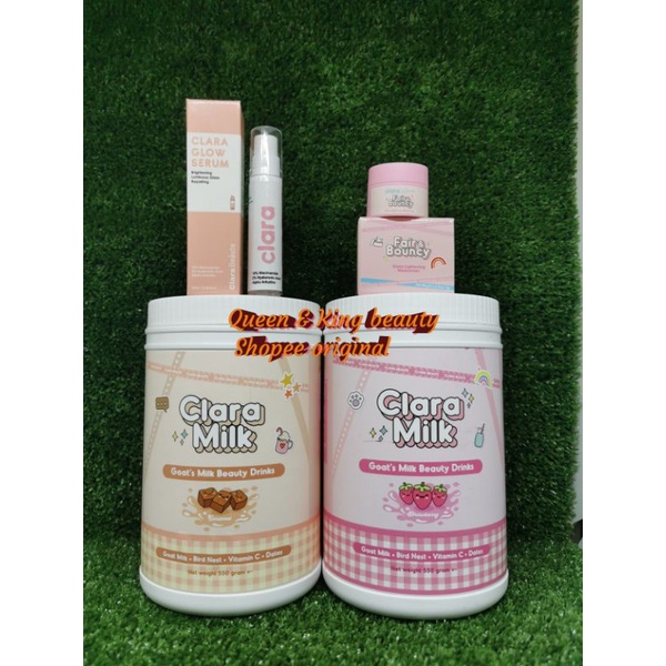 ORIGINAL HQ Clara Glow Serum / Clara Fair / clara set 2in1 fair and ...