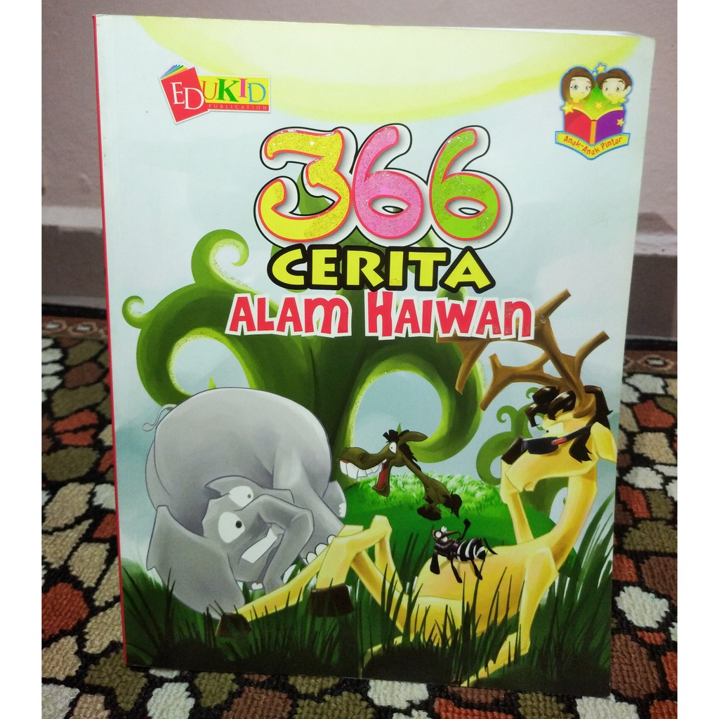 BUKU BACAAN KANAK-KANAK (366 CERITA ALAM HAIWAN) | Shopee Malaysia