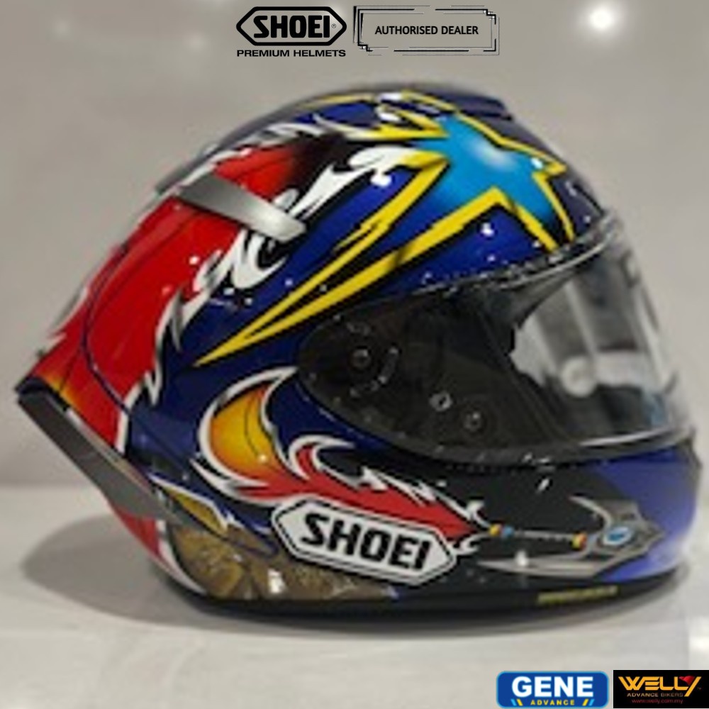 SHOEI X Spirit 3 Norick 04 TC 2 Top Performance Full Face Racing Helmet ...