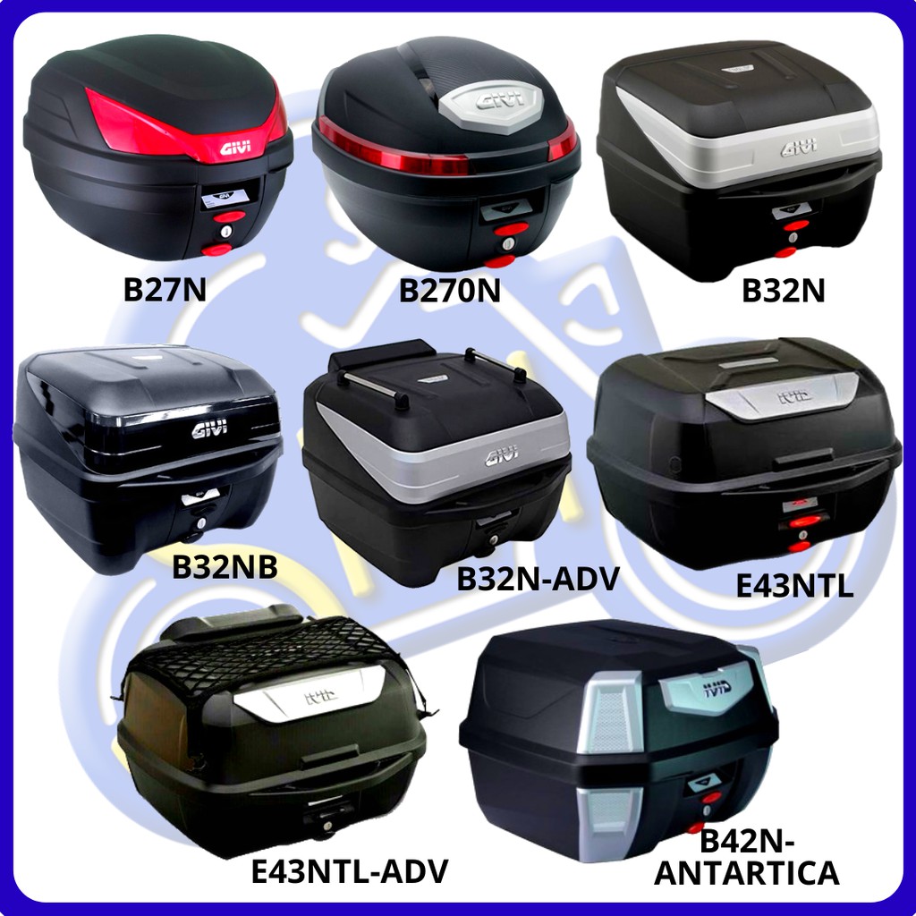 GIVI BOX ORIGINAL ALL MODEL MOTORCYCLE B27N , B270N , B32N , B32N-ADV , B32NB , E43NTL , E43NTL ...