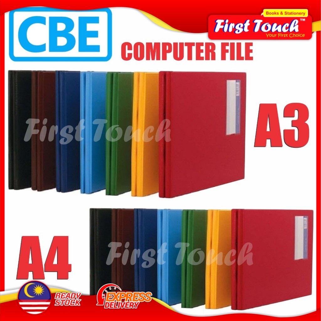 CBE A4 / A3 PVC Computer File 800 / 802 | Shopee Malaysia