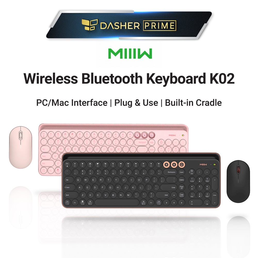 Xiaomi Miiiw Multi-Device Wireless Bluetooth Keyboard K02 for Windows ...