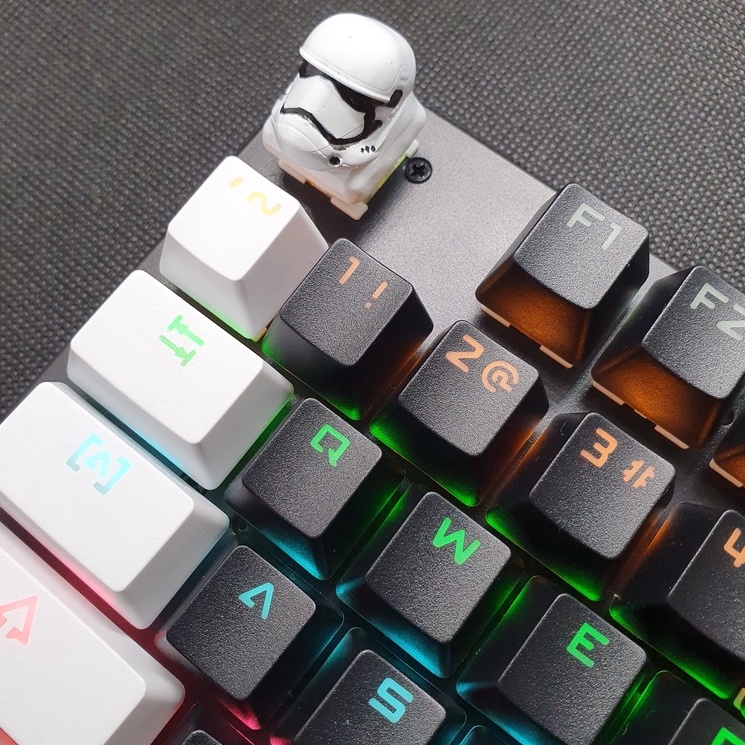 Artisan Custom Keycaps Keyboard Star Wars Black White First Order ...