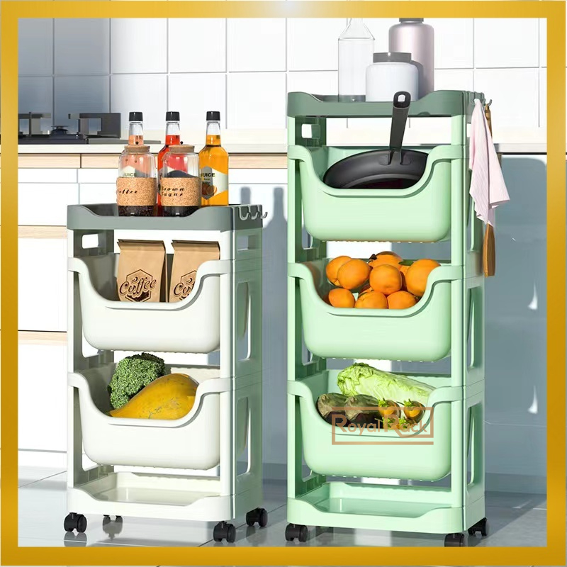 RoyalRack Kitchen Multi-Tier Food Rack Rak Barang Rak Dapur Multi Level ...