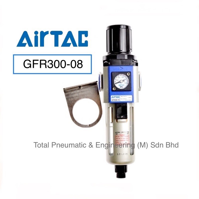 AirTAC GFR300-08 1/4” Pneumatic Air Filter Regulator Water Separator | Shopee Malaysia