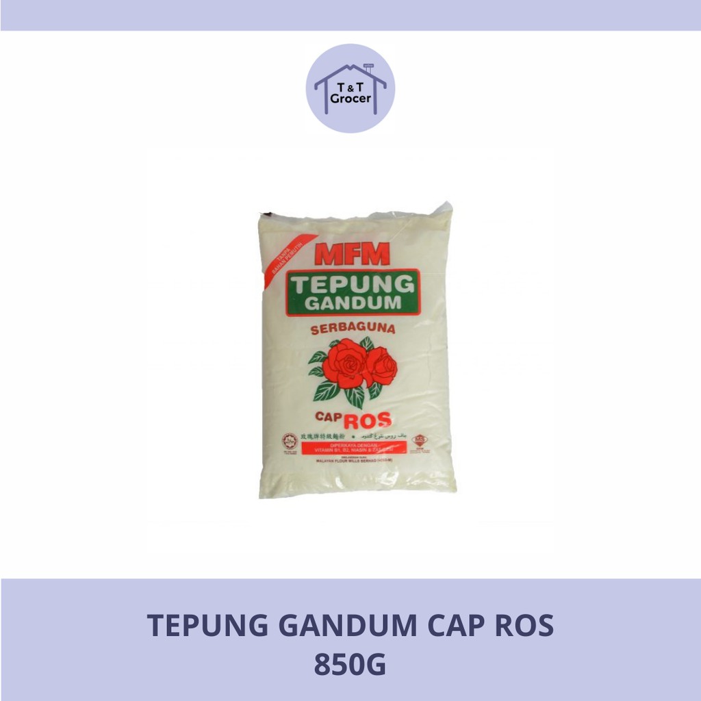 Tepung Gandum Cap Ros (850g) | Shopee Malaysia