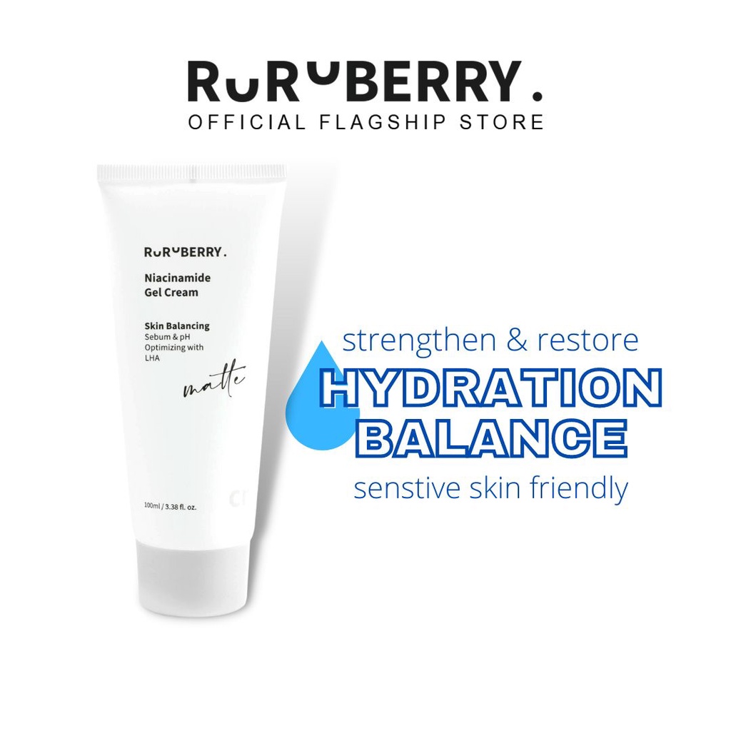 Ruruberry Niacinamide Gel Cream (100ml) | Shopee Malaysia