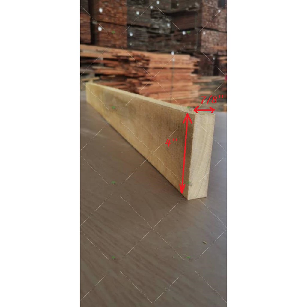Kayu Balau 1 X 4 X 4 FEET / Balau Timber / Hardwood / Length. Special ...