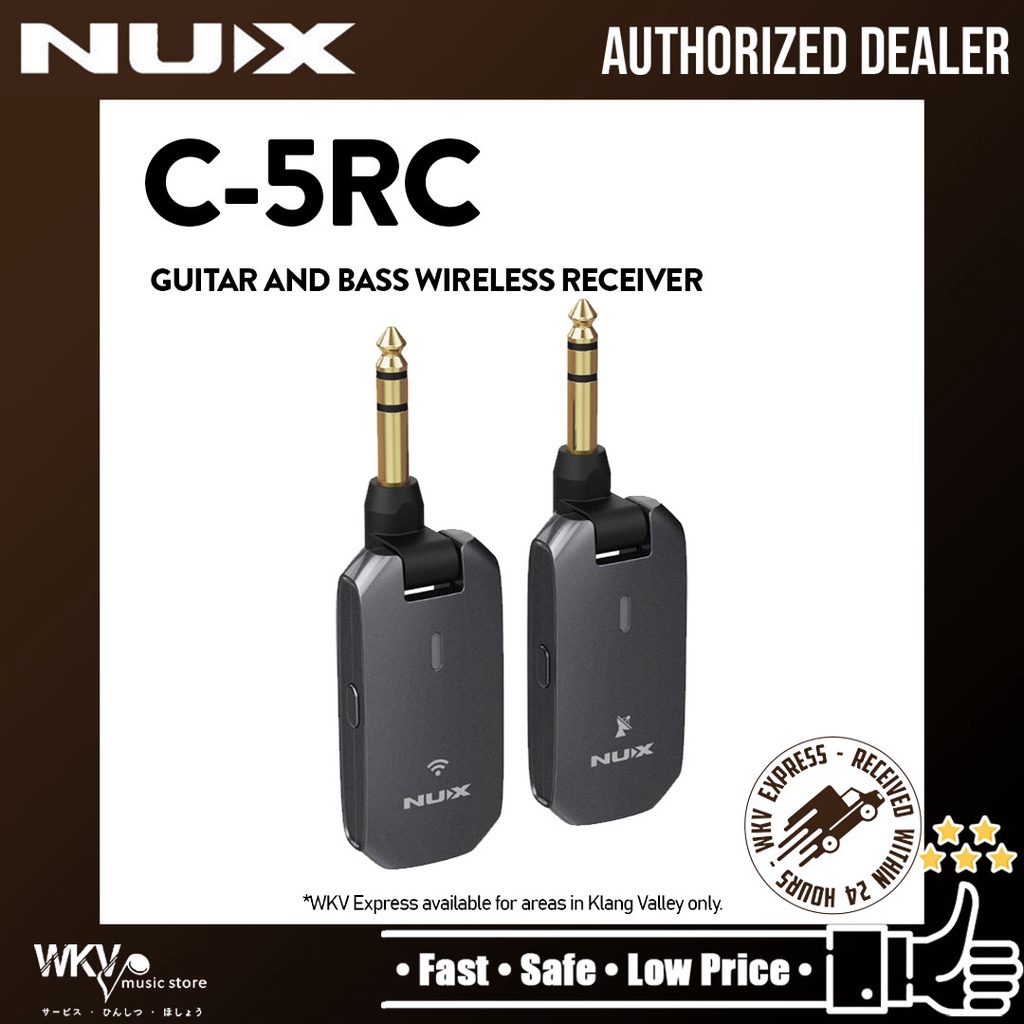 NUX C-5RC 5.8GHz Guitar and Bass Wireless System ( C5RC / C5 RC ...