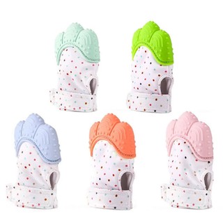 Baby Teether Gummy Glove Teething Mitten Bear Claw Design | Shopee Malaysia
