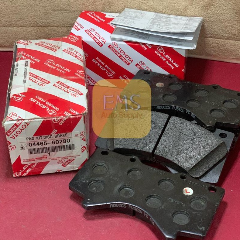 TOYOTA LAND CRUISER 4.7/5.7 2007-2019 FRONT BRAKE PAD (04465-60280 ...