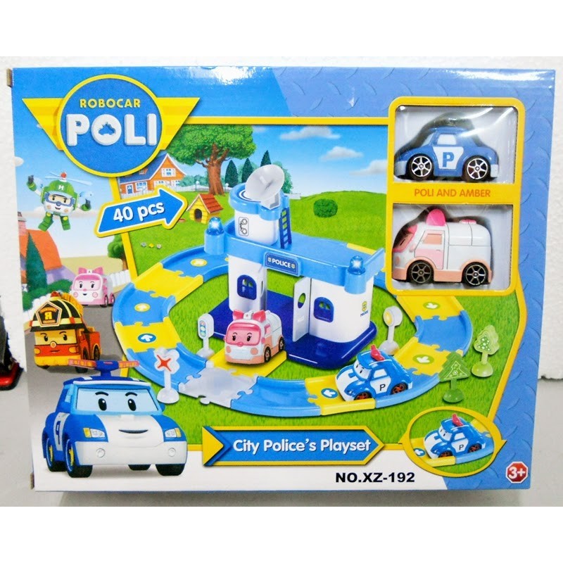ROBOCAR POLI TRACK TOY CARS WITH ACCESSORIES | Shopee Malaysia