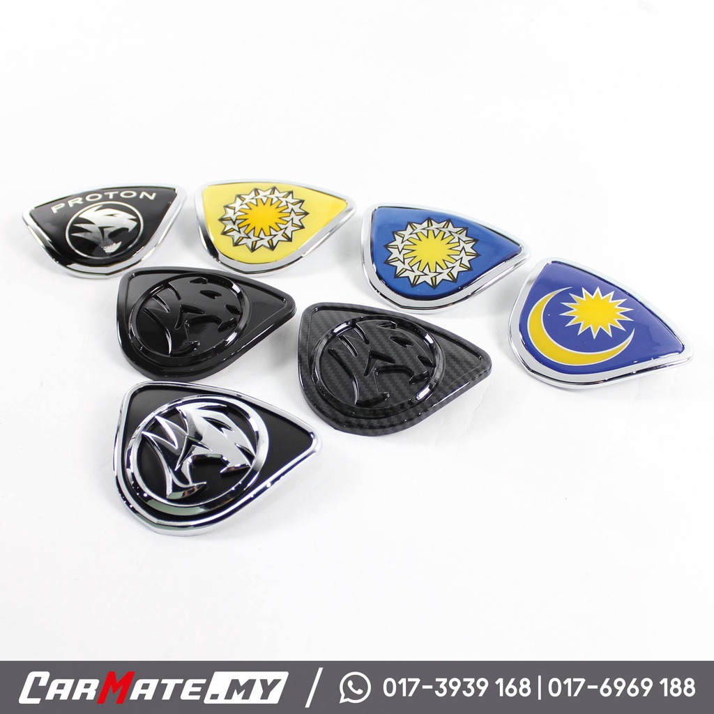 New Proton 3D Logo Emblem Wira Front Proton 3D Badge Tiger Harimau ...