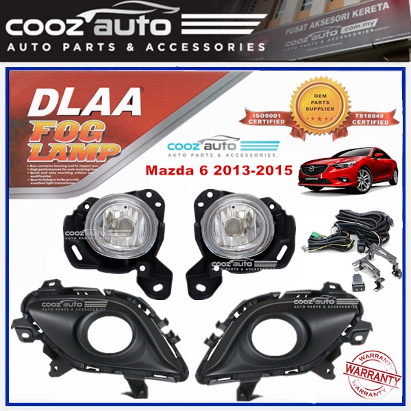 DLAA Mazda 6 2013 - 2015 Spotlight Fog lamp Fog light Foglamp Switch ...