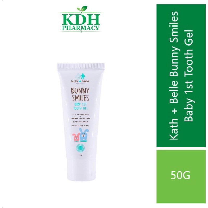 Kath + Belle Bunny Smiles Baby 1st Tooth Gel - Unscented (50g) (BABY ...