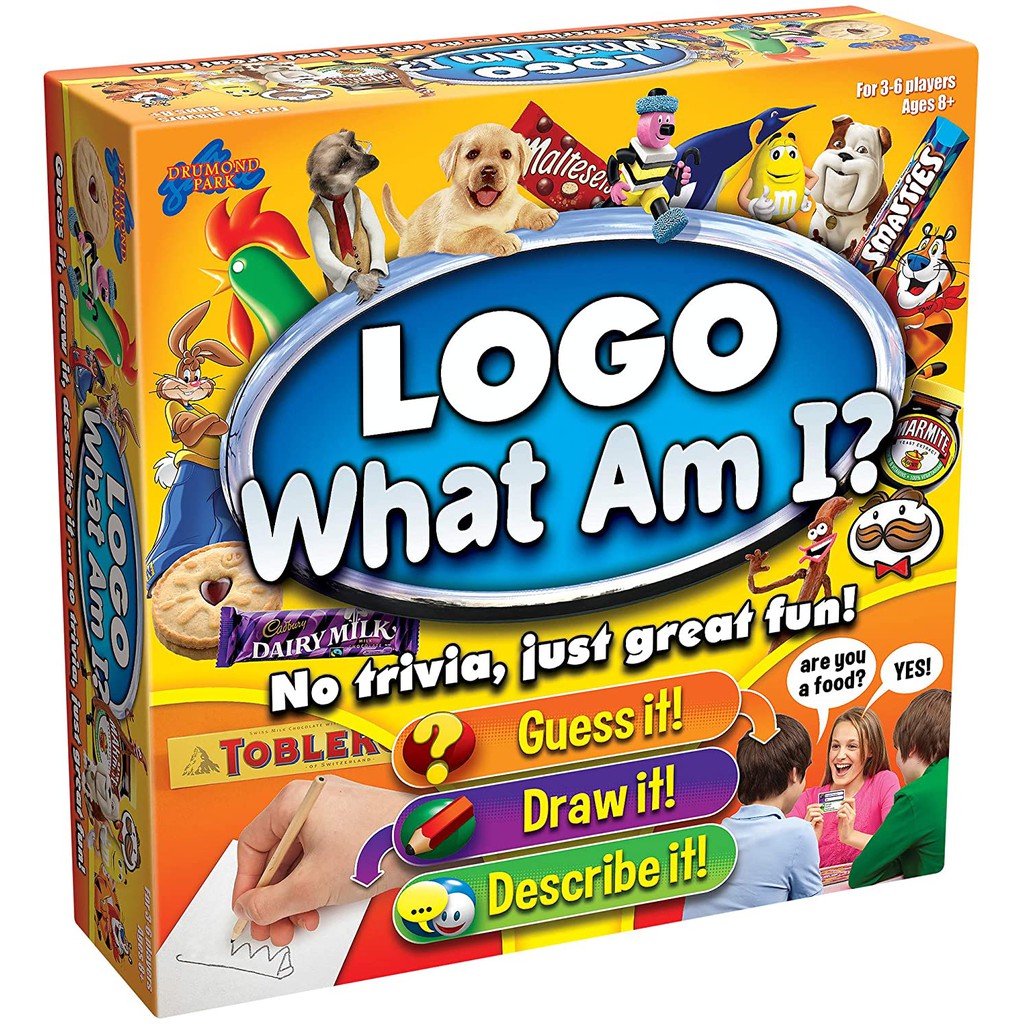 LOGO what Am I? Guess, Draw n Describe game | Shopee Malaysia