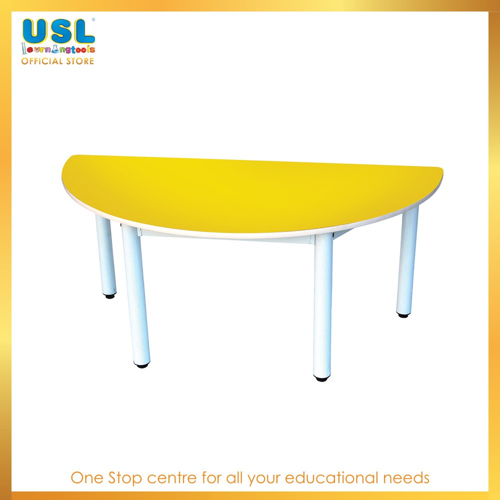 Semi Round Table - Study Table & Desk | Rounded Corner | Solid Wood ...