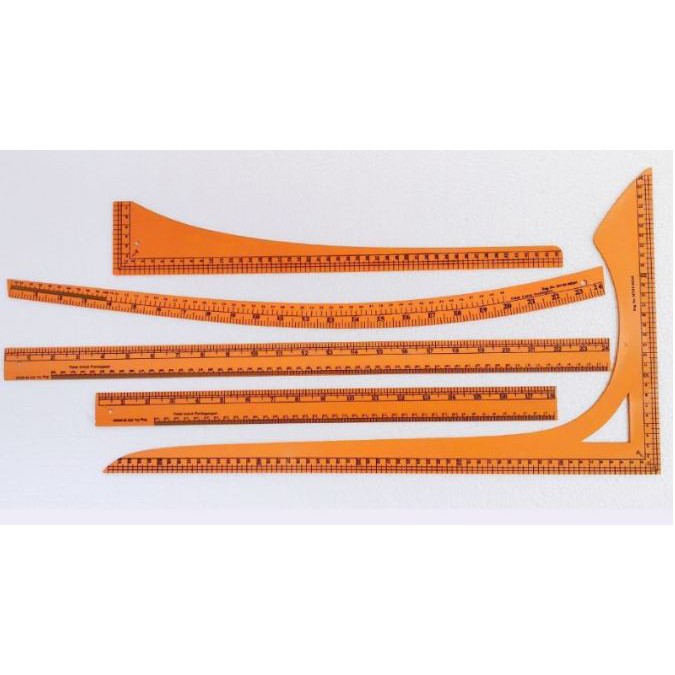 PVC Tailor Ruler/Tailoring Accessories/Barang Jahitan/Pembaris Jahit ...
