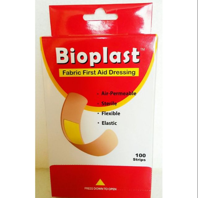 BIOPLAST FABRIC PLASTERS 100S (EXP 10/2022) | Shopee Malaysia