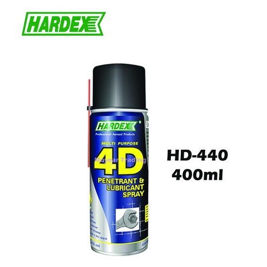 Hardex HD-440 4D Multi Purpose Penetrant & Lubricant Spray 400ML HD440 ...