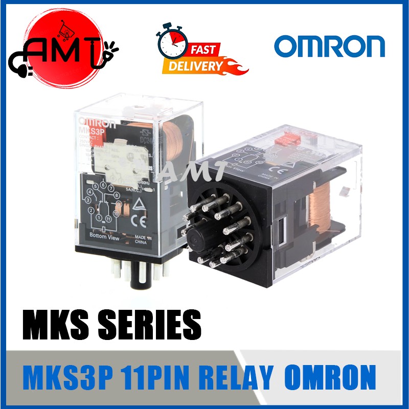 OMRON MKS3P 11PIN 220-240VAC / 24VDC RELAY | Shopee Malaysia