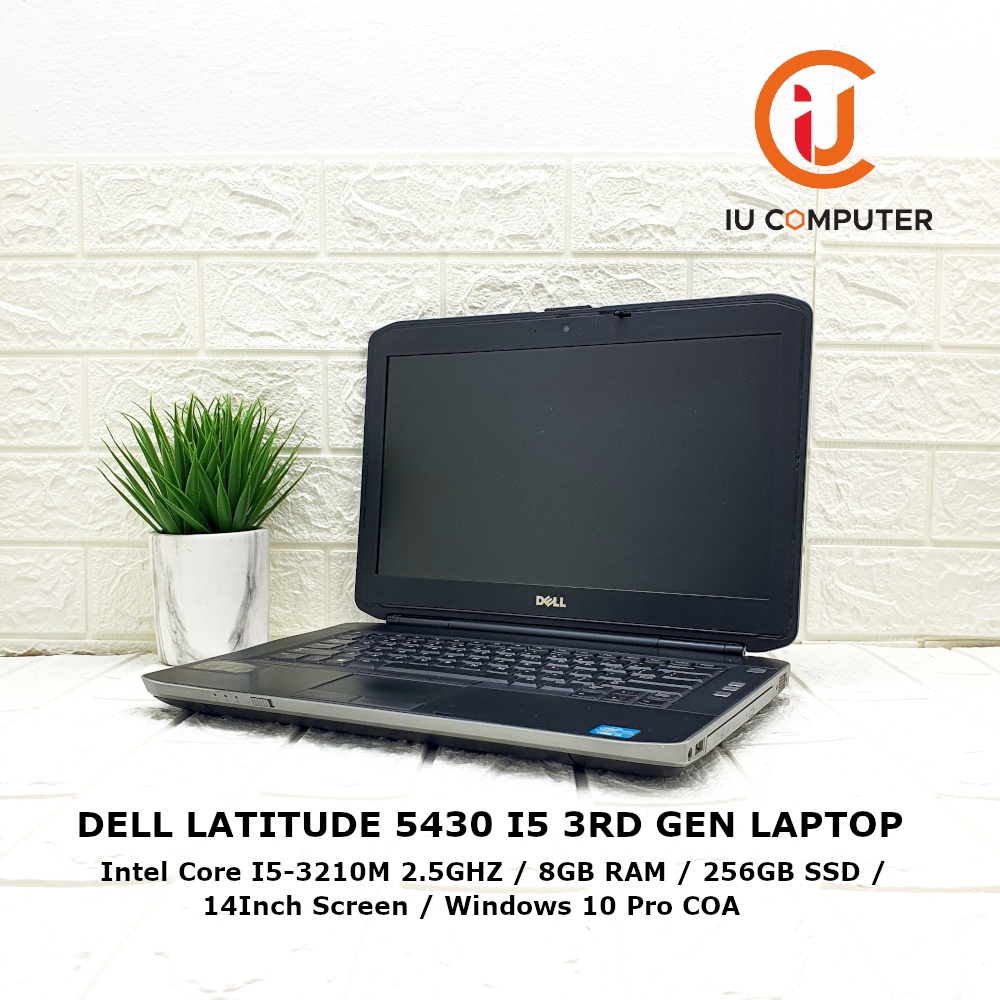 DELL LATITUDE E5430 INTEL CORE I5-3210M 8GB RAM 256GB SSD USED LAPTOP REFURBISHED NOTEBOOK ...