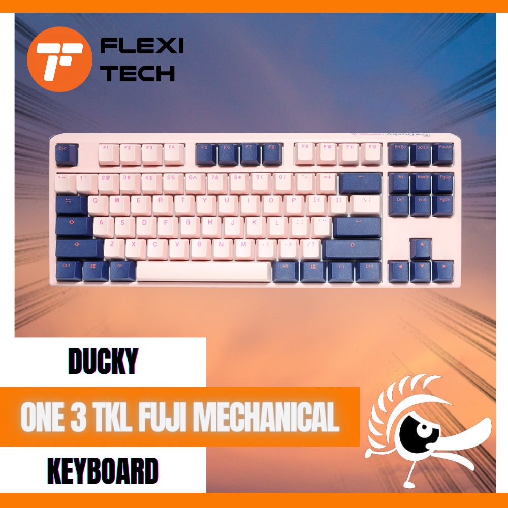 Flexi Tech DUCKY One 3 TKL Fuji Mechanical Keyboard PBT Wired | Shopee ...