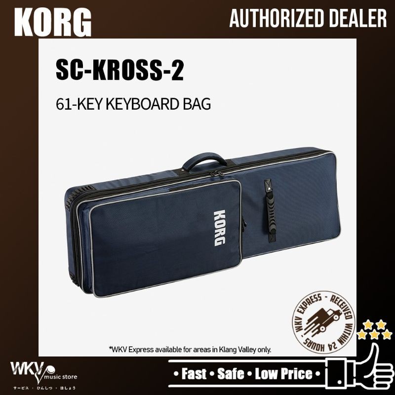 Korg SC-Kross2 61 Soft Case Padded Bag Hand Carry for 61 Key Kross Keyboard (SC KROSS) Soft Case ...