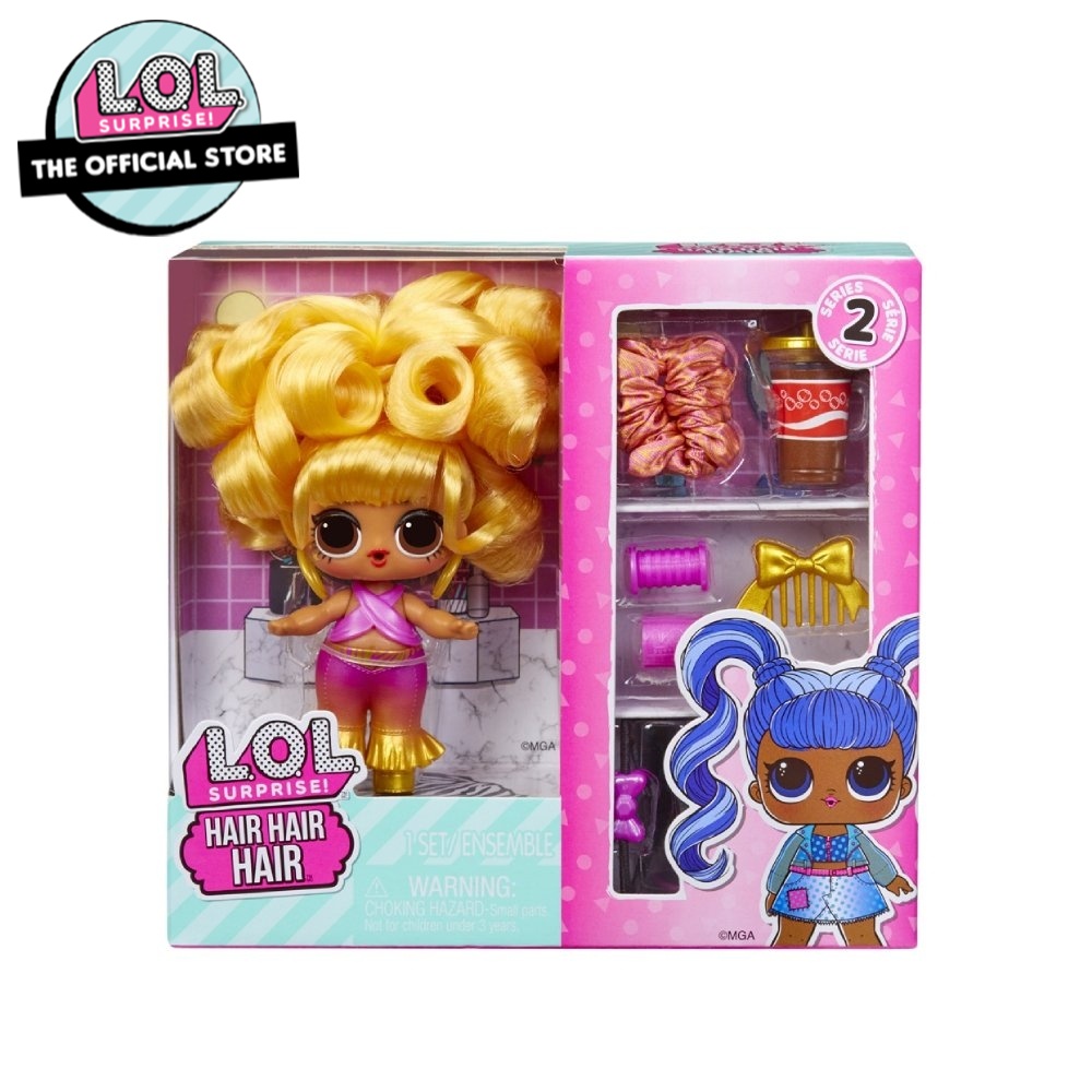 LOL Surprise Hair Hair Hair Dolls with 8 Surprises - Yellow Color Hair ...