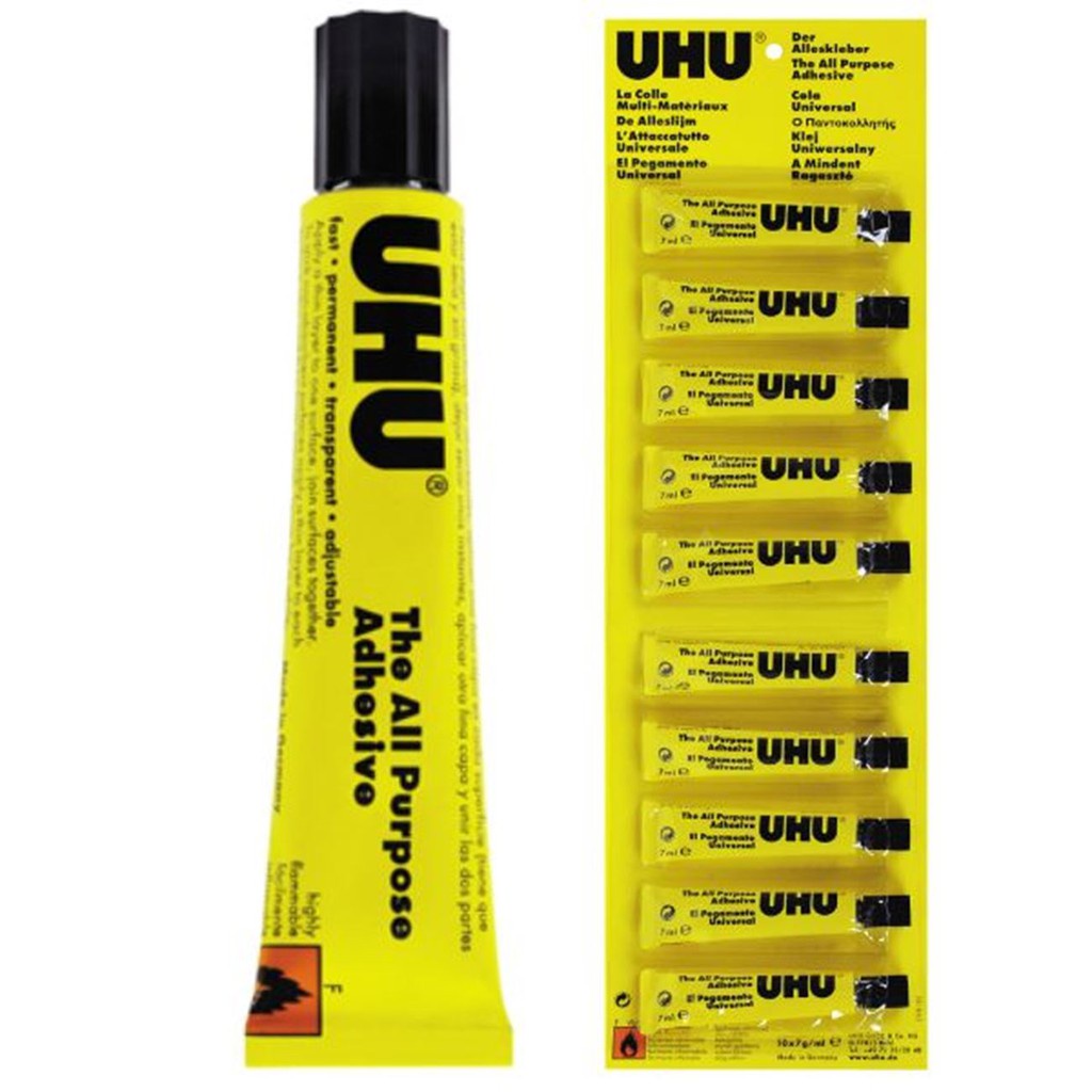 [ UHU ] ALL PURPOSE ADHESIVE GLUE 7ml / 20ml / 35ml | Shopee Malaysia