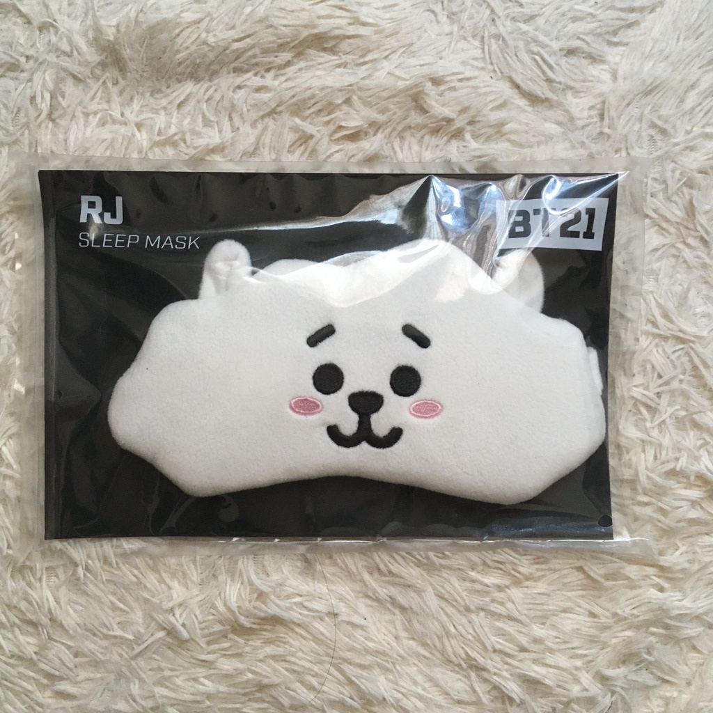 [Preloved] New Original BTS BT21 Sleep Mask RJ Eye Mask Blindfold ...